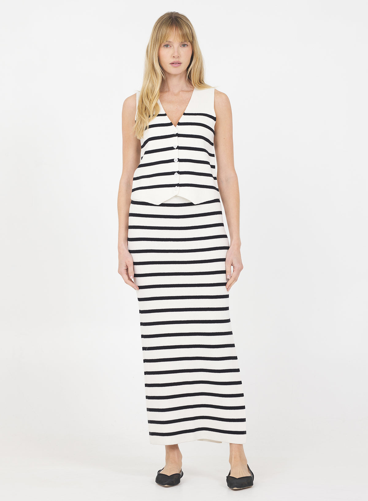 Celine Vest - Ivory Combo – One Grey Day