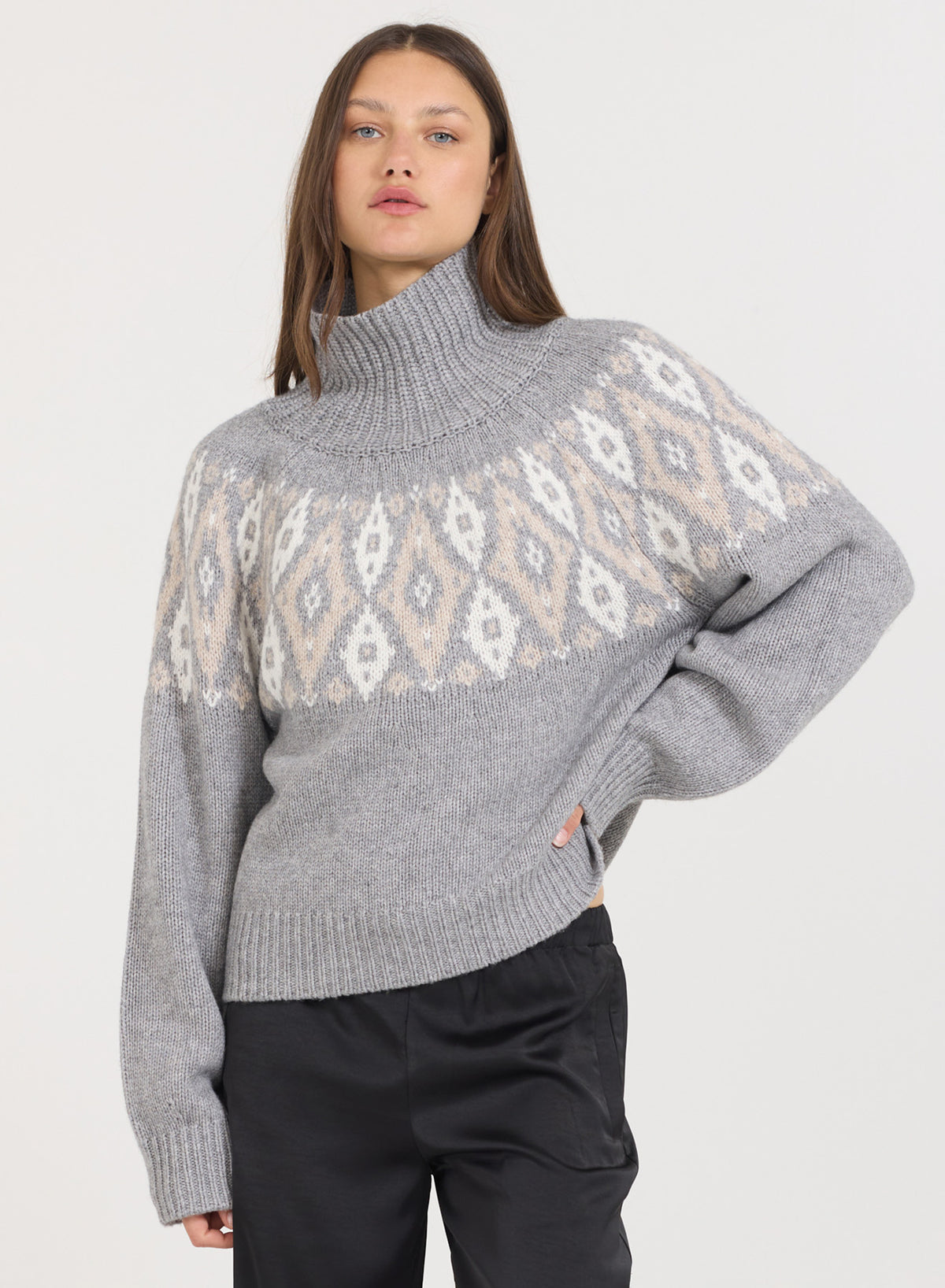 Marlow Turtleneck – One Grey Day