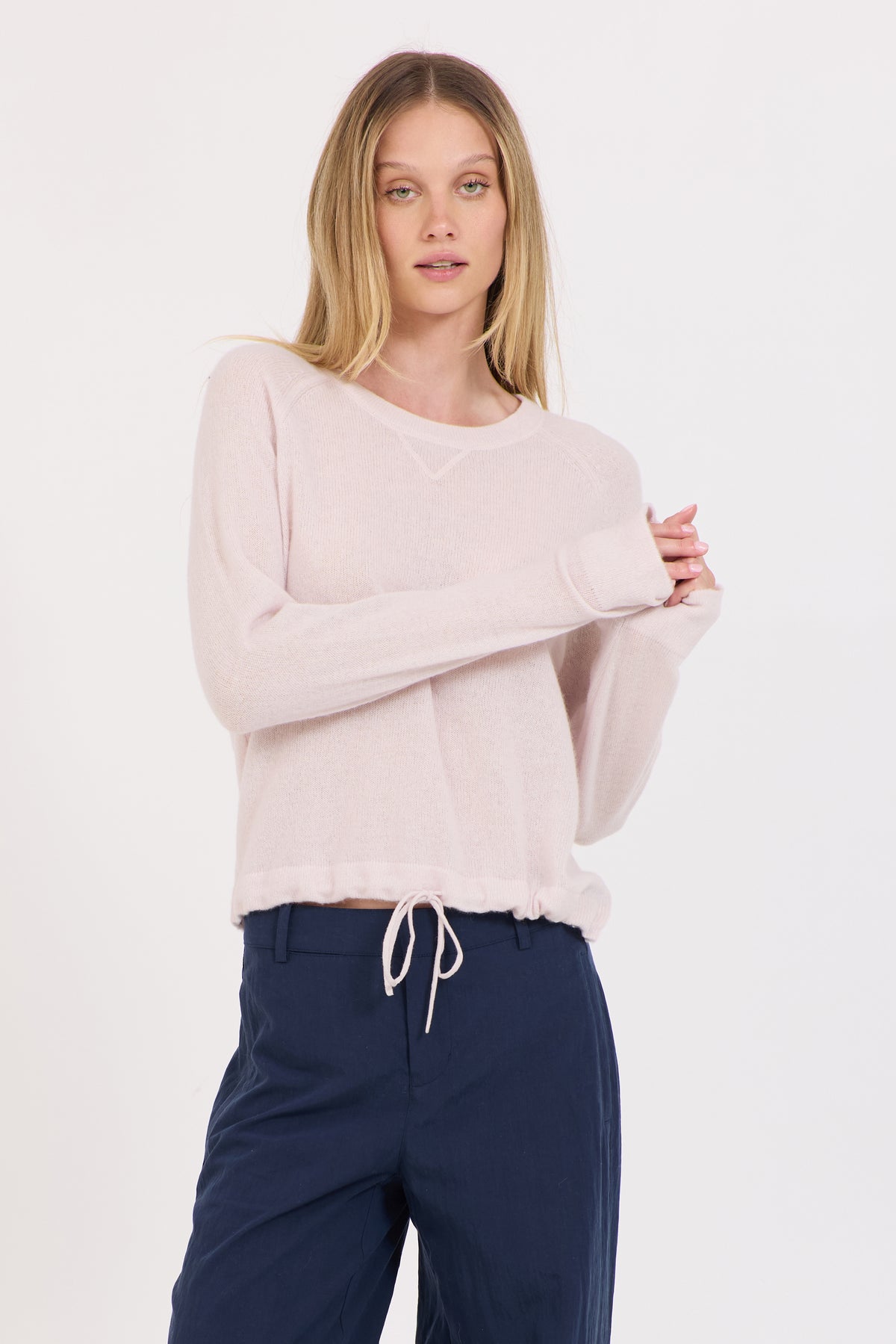 Bonnie Cashmere Pullover - Shell – One Grey Day