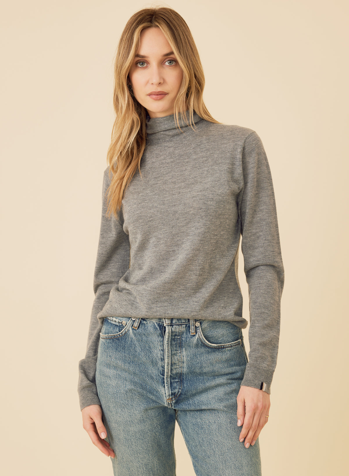 Laguna Merino Turtleneck - Slate – One Grey Day